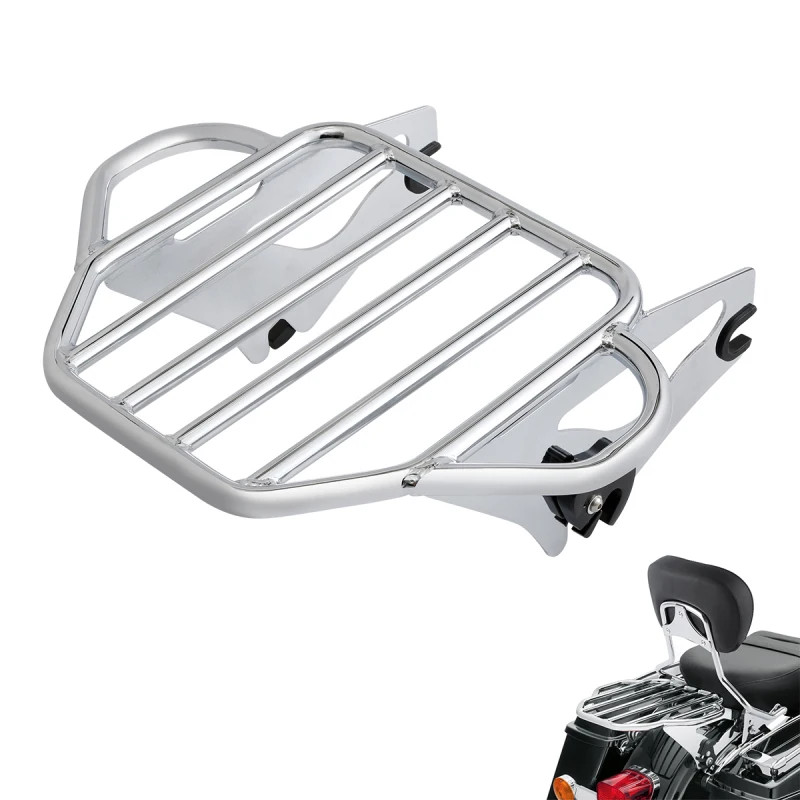 Motorcycle Detachable Two Up Pack Mounting Luggage Rack For Harley ...
