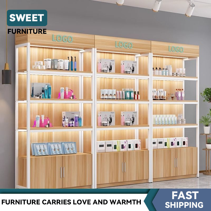 Store Shelf Display Rack Supermarket Product Display Cabinet Multi ...