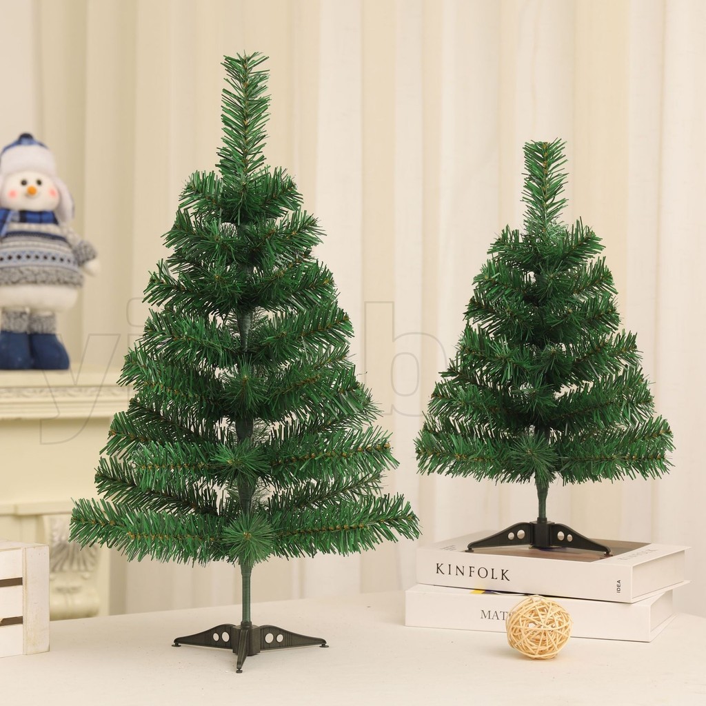 Mini Christmas Tree with Battery Operated Lights, Table Top Christmas ...