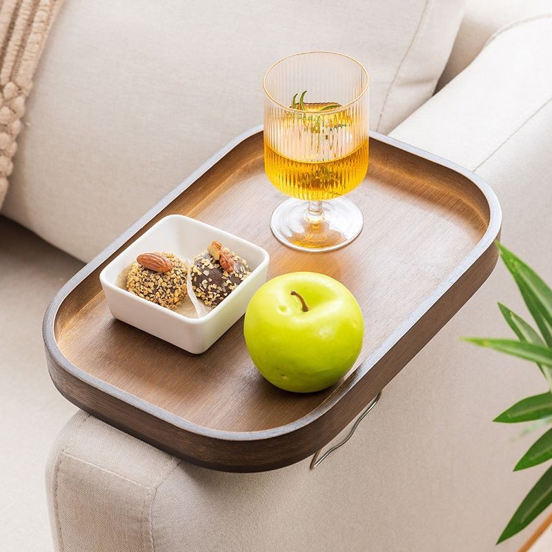 Sofa Armrest Tray Storage Rack Living Room Tea Cup Storage Rack Small ...