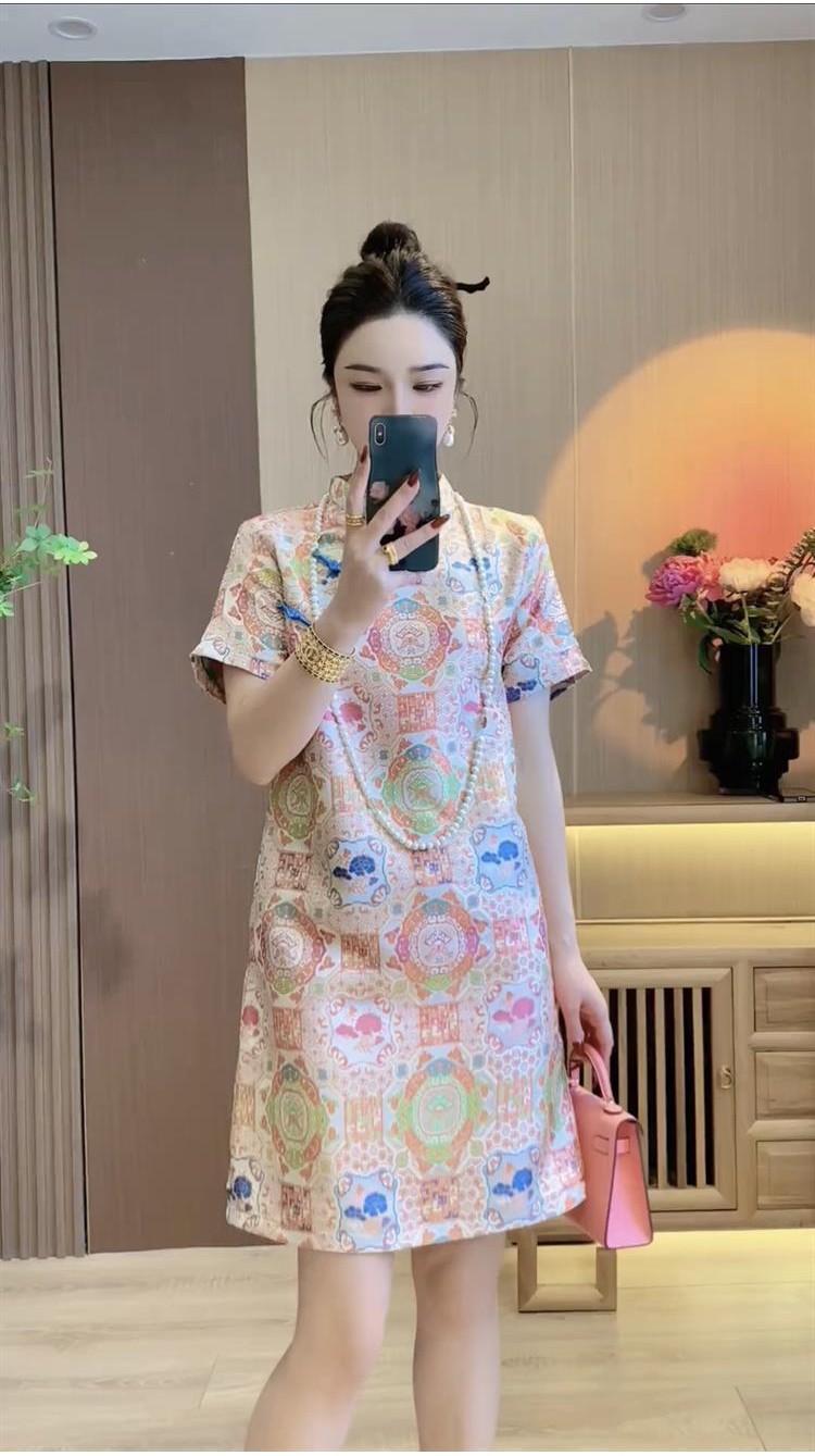 Cheongsam Dress qipao Women Plus Size Chinese New Year Dress elegant ...