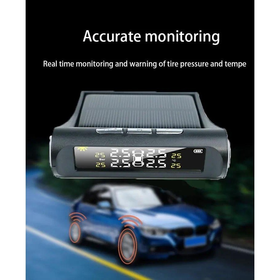 New New TPMS Car Tire Pressure Monitor Intelligent Real Time Monitoring ...