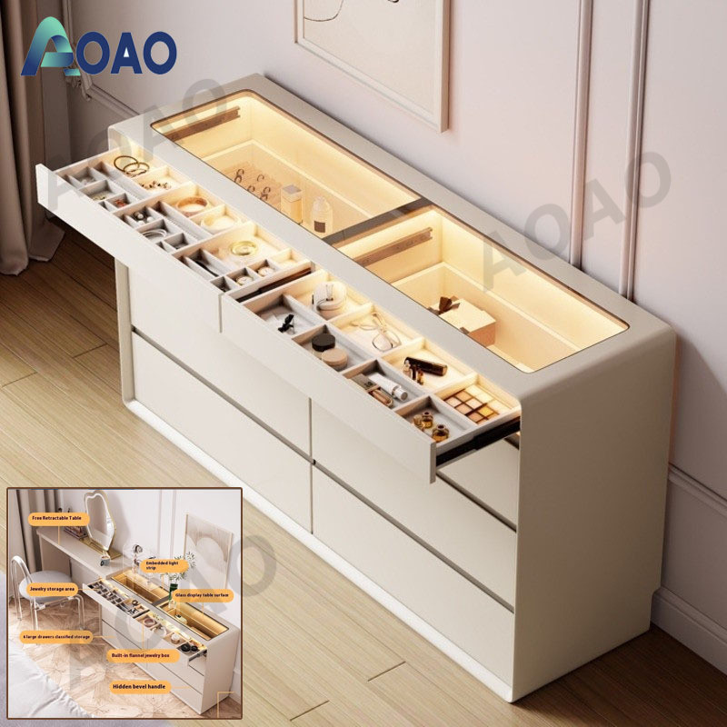 AOAO Dressing Table Chest Of Bucket Bedroom Ultra Thin Master Bed Tail ...
