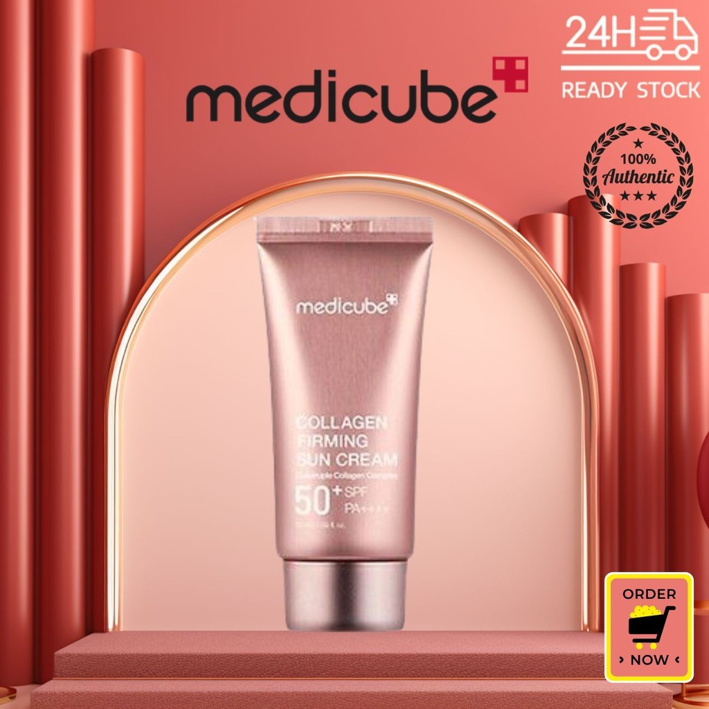 Medicube Sunscreen Collagen Firming Sun Cream SPF50 PA++++ 50ml Glowing ...