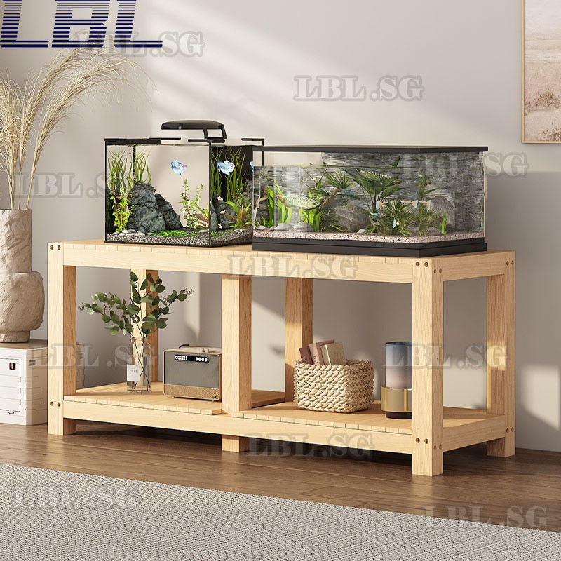Fish Tank Rack Flower Rack Solid Wood Base Cabinet Base Aquarium ...