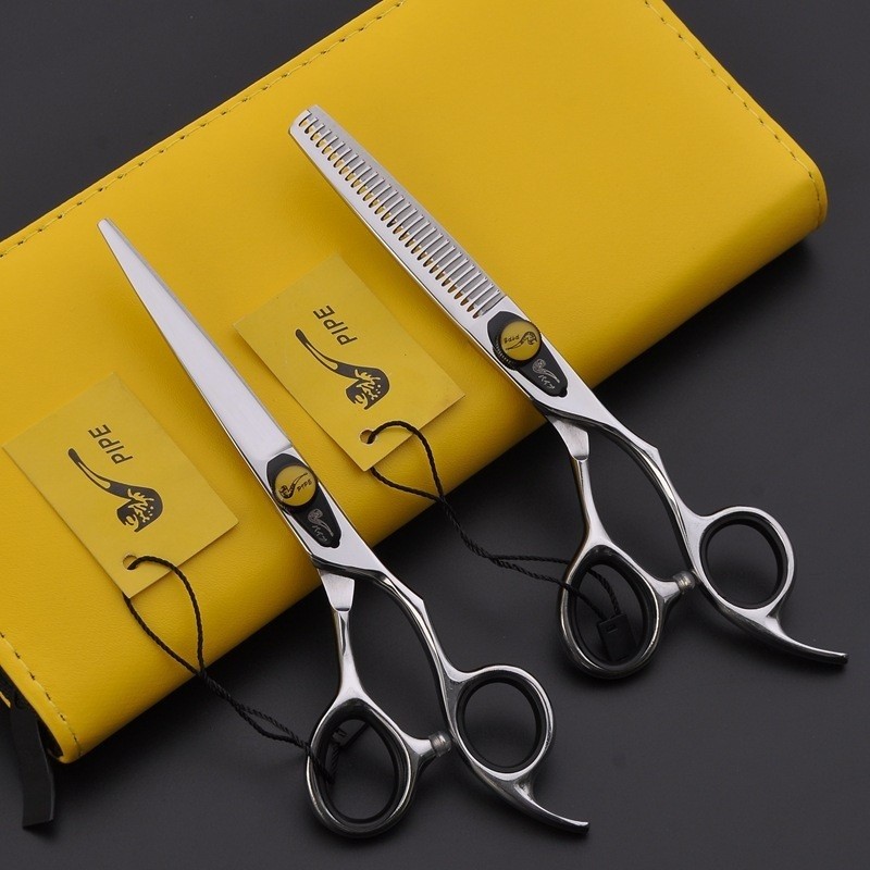 Professional Haircut Hairdressing Scissors 9 Sets of Flat Scissors ...