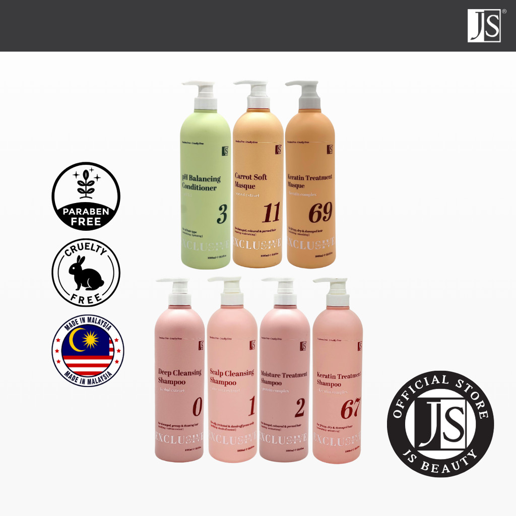 JS Exclusive Shampoo/ pH Balancing Conditioner/ Carrot Soft Masque (J0B ...