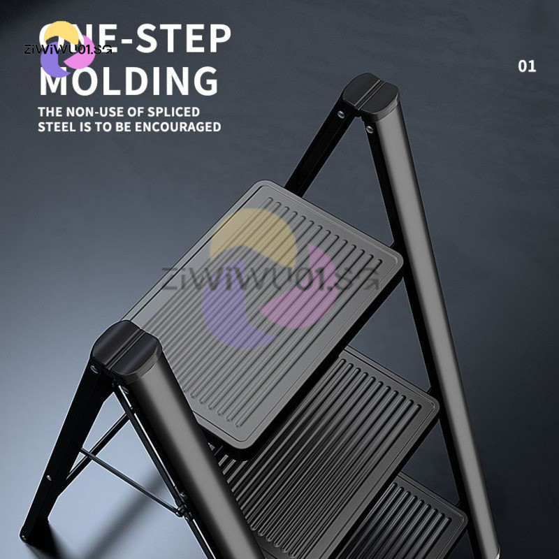 Household Ladder Indoor Zigzag Ladder Multifunctional Folding Ladder ...