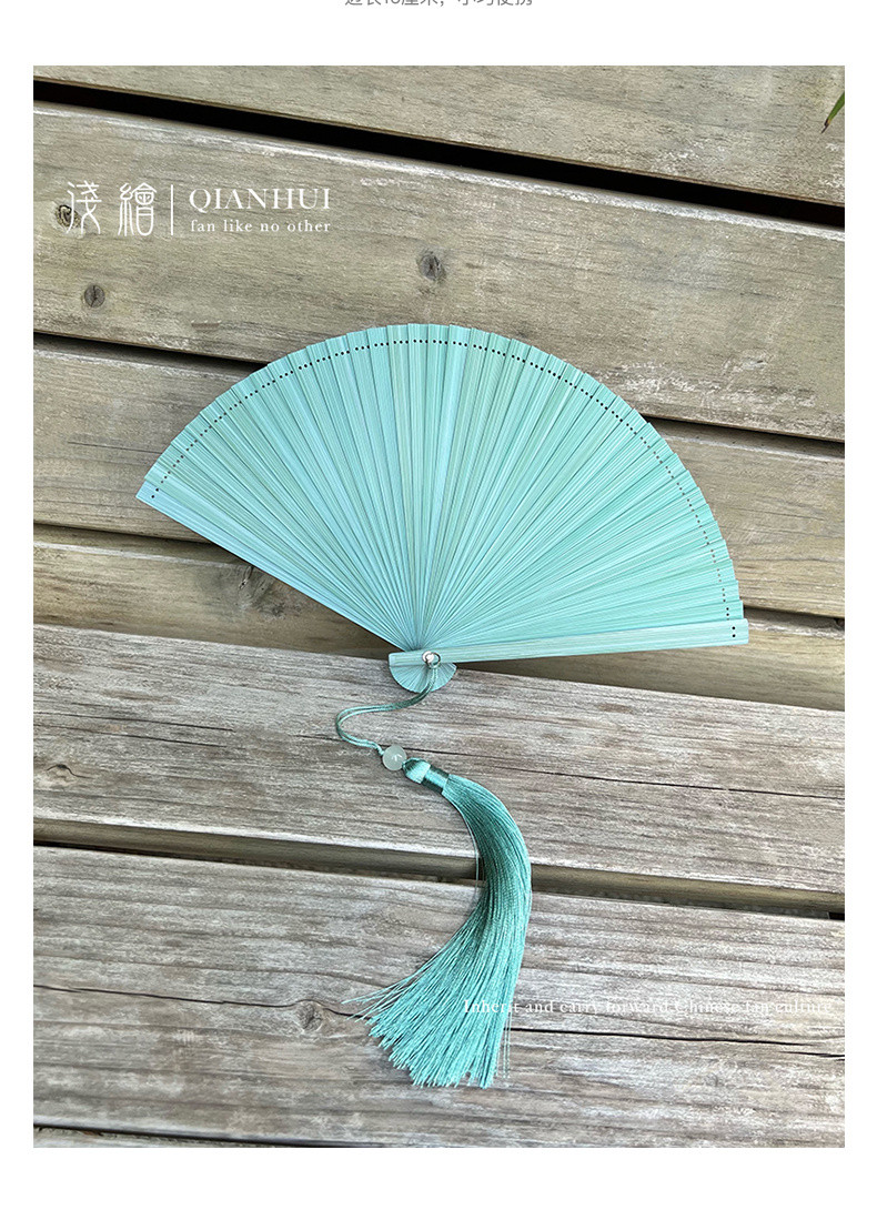 Bamboo Core Easy-open Hand Fan Traditional Aesthetic Chinese Foldable ...