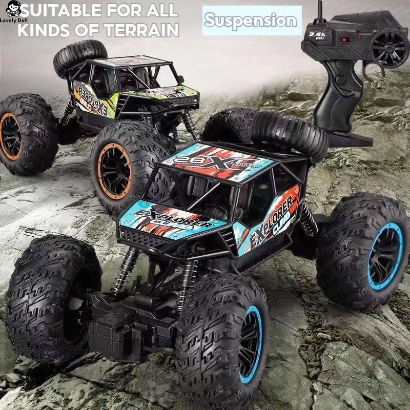 1:16 Off Road Remote Control Car 2.4Ghz All Terrain Climbing Truck Toys ...