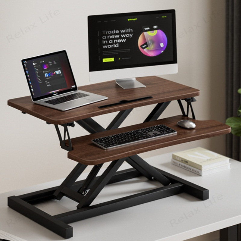 Ergonomic Standing Sit Stand Work Table Height Adjustable Table Height ...