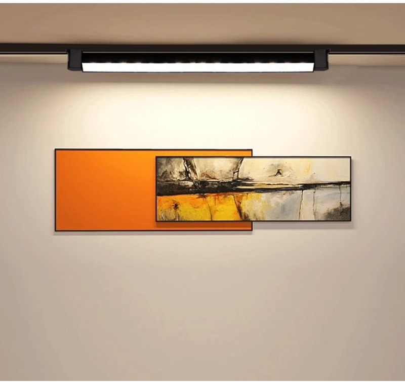 Modern LED Track Light Aluminum Rail System Linear LED Cob Spotlight ...