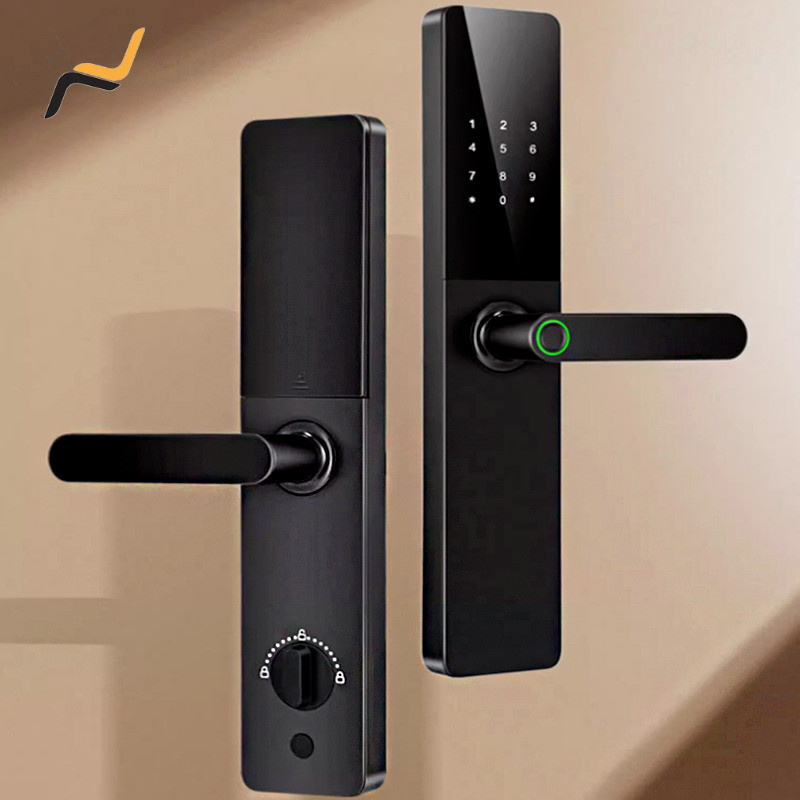 GT Digital Lock Intelligent Door Fingerprint Home Anti-theft Door Password Lock Facial ...