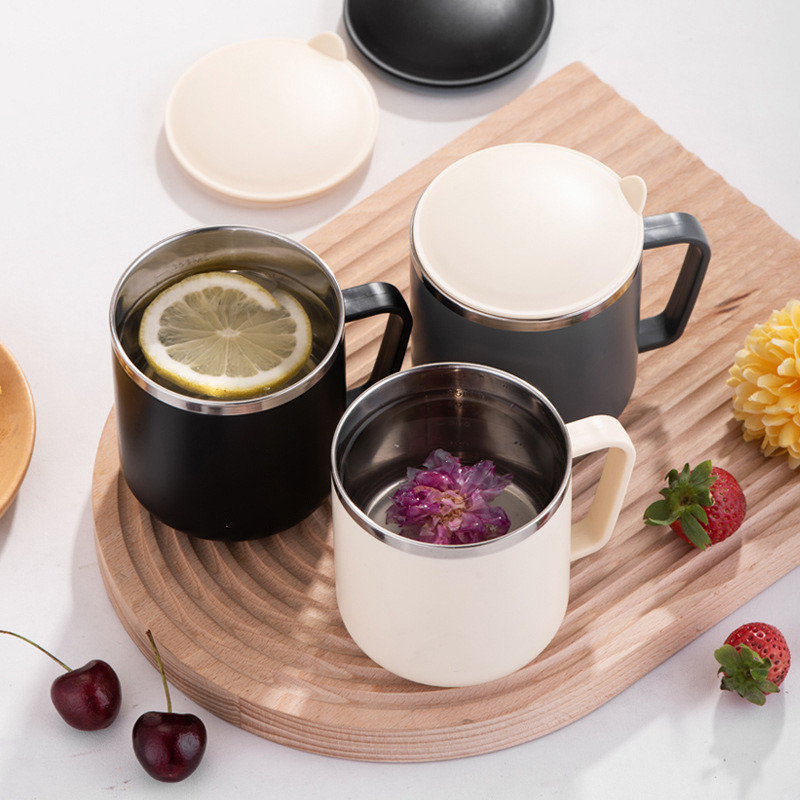 THERMAL SEAL 》 400ml Stainless Steel Insulated Thermal Coffee Mug ...