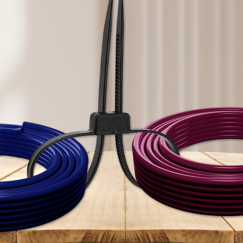 12MMx700MM Nylon Police Handcuffs Double Flex Cuff Disposable Handcuffs ...