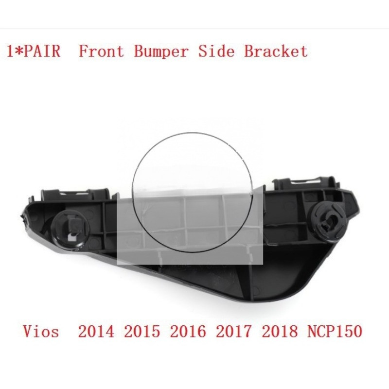 XF TOYOTA Vios 2014 2015 2016 2017 2018 NCP150 Front Bumper Side ...