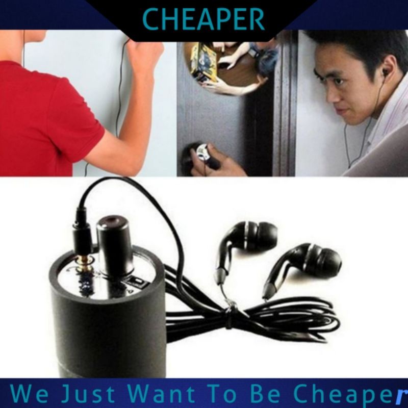 in stock Spy Dinding Curi Dengar Ear Listen Through Wall Dinding Device ...