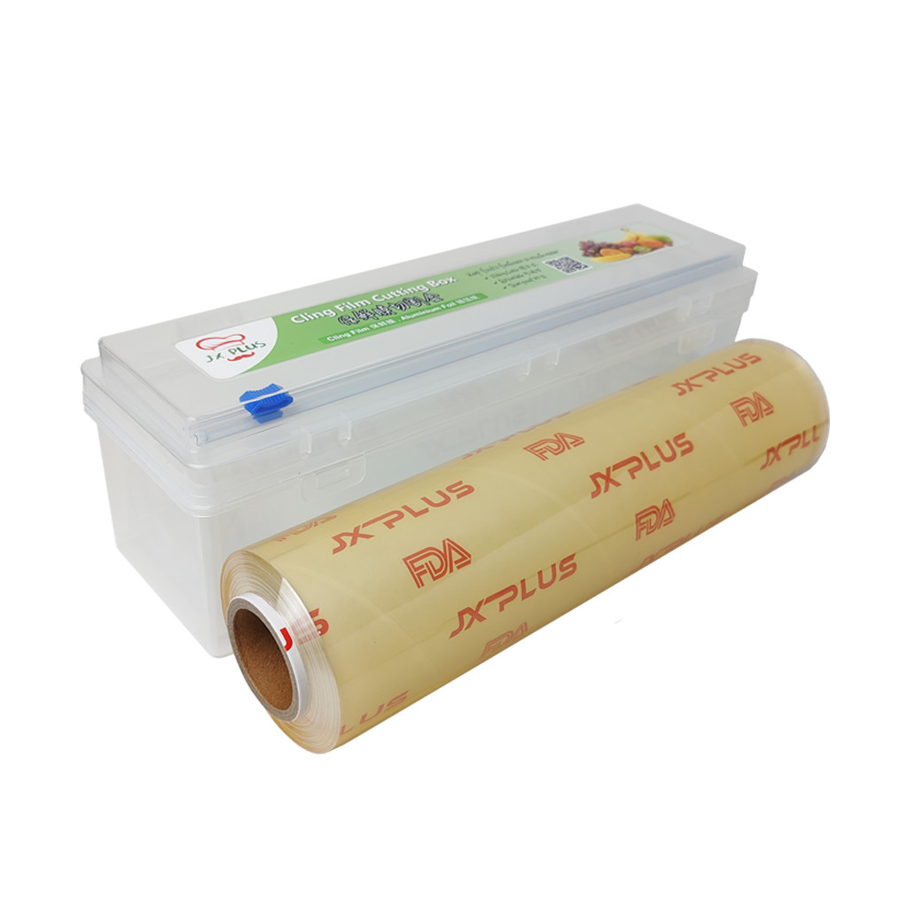 JXPLUS Small (S) Household Food Wrap Cling Film Plastic Wrap Slide ...