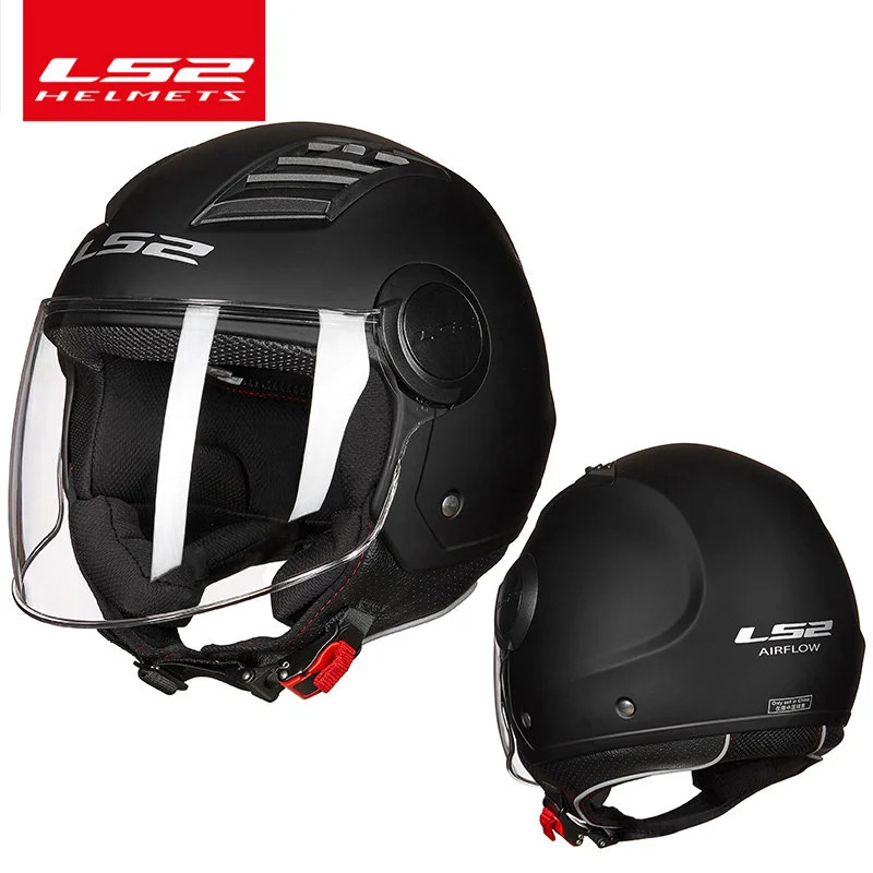 LS2 Original Motorcycle Helmet LS2 OF562 Airflow 3/4 Open Face Helmet ...