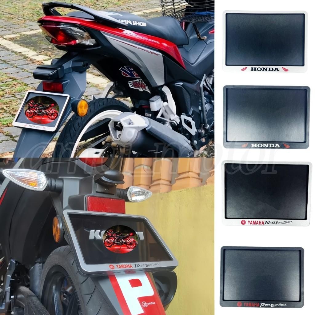 YAMAHA HONDA Plate Cover Nombor Plate Plastic Motor Frame Casing Cover ...