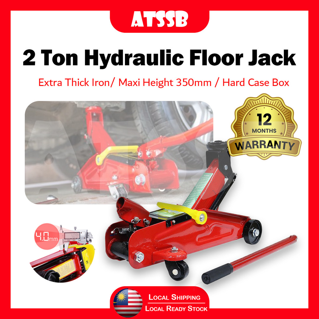 ATSSB Upgraded 2 Ton Hydraulic Floor Jack Wtih Box Car Jack Car Lifting ...