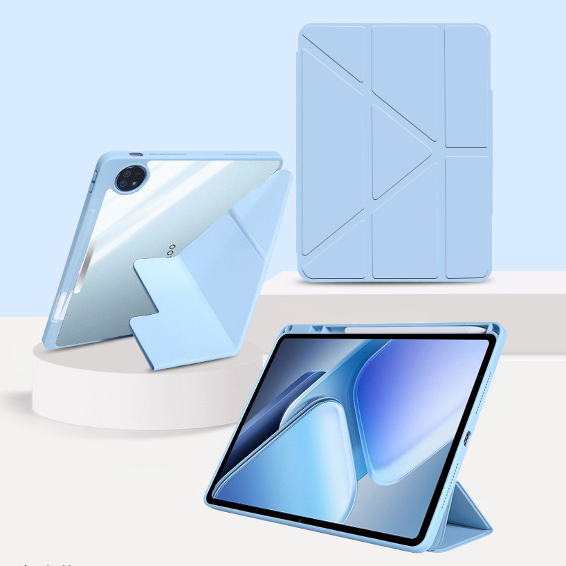 Magnetic Tower Buckle Acrylic Anti-bending Protective Case For Lenovo ...