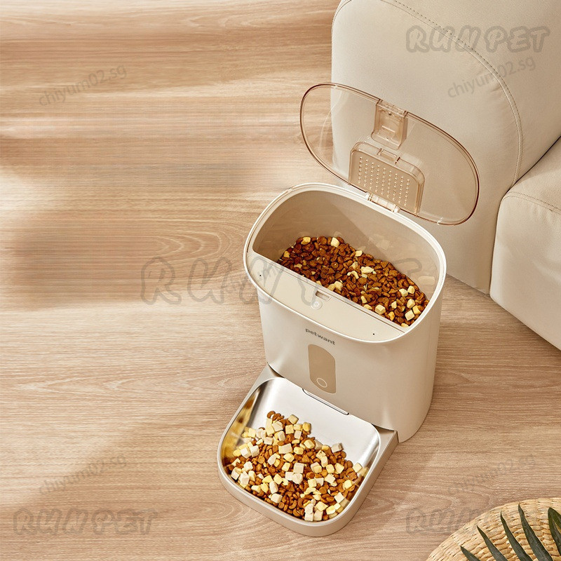 RUNPET Smart Pet Feeder Automatic Cat Feeder With 5g Stable Feeder Remote Control Video ...