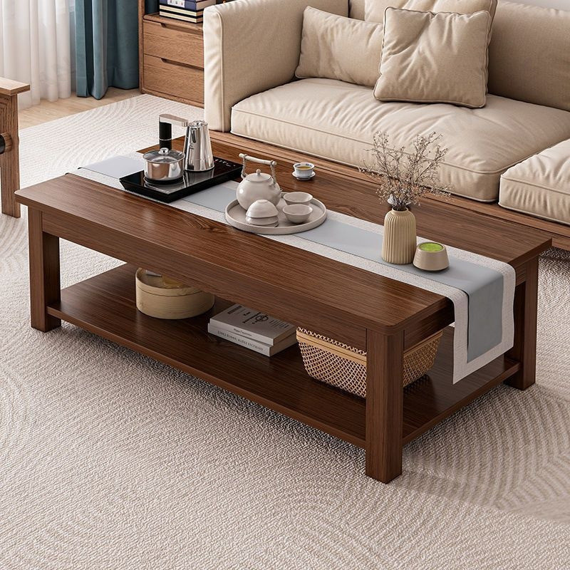 Solid Wood Table Living Room Tea Table Modern Simple Coffee Table ...