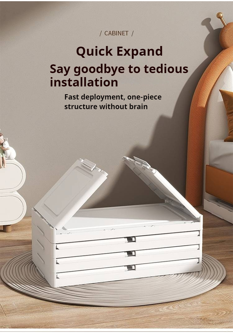 Nehem - Extra large folding storage box for household toys, snacks ...