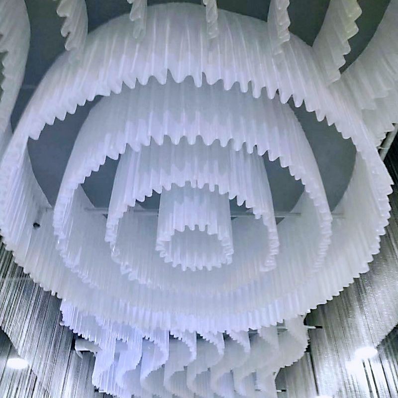 Wedding ceiling gauze mantle S-shaped hanging beauty salon top ...