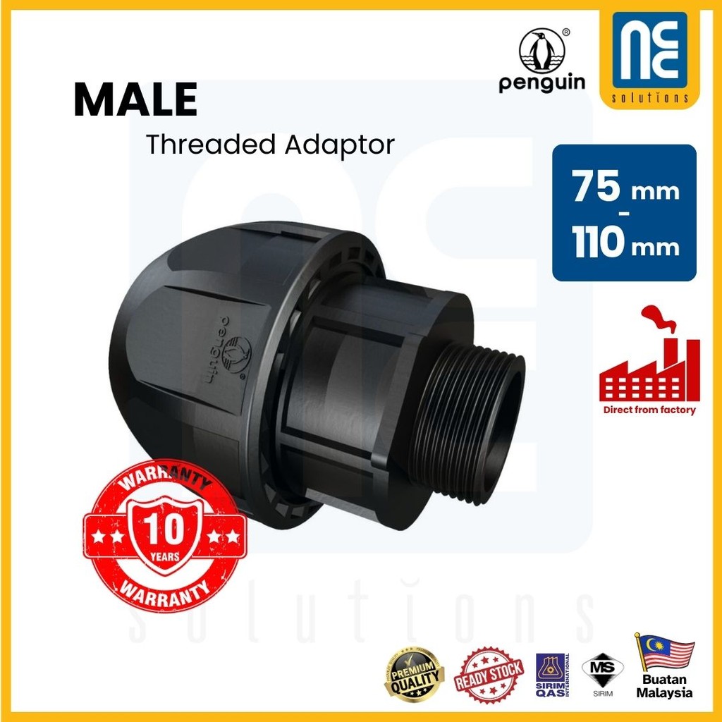 PN16 HDPE Compression Poly Pipe Connector Poly Pipe Fitting Poly ...