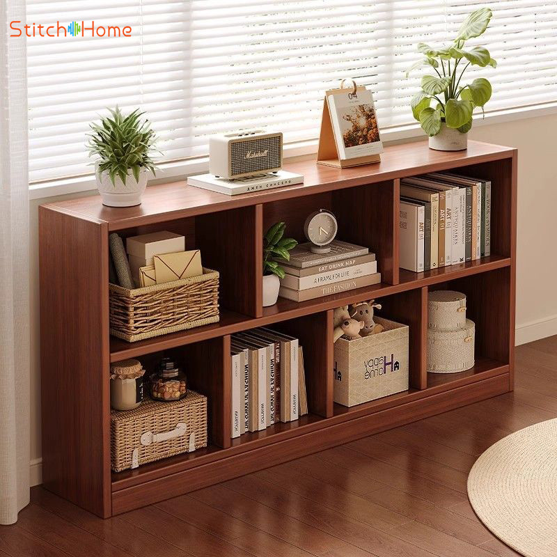 Book Shelf Wooden Shelf Multipurpose Storage Rack Cabinet Random ...