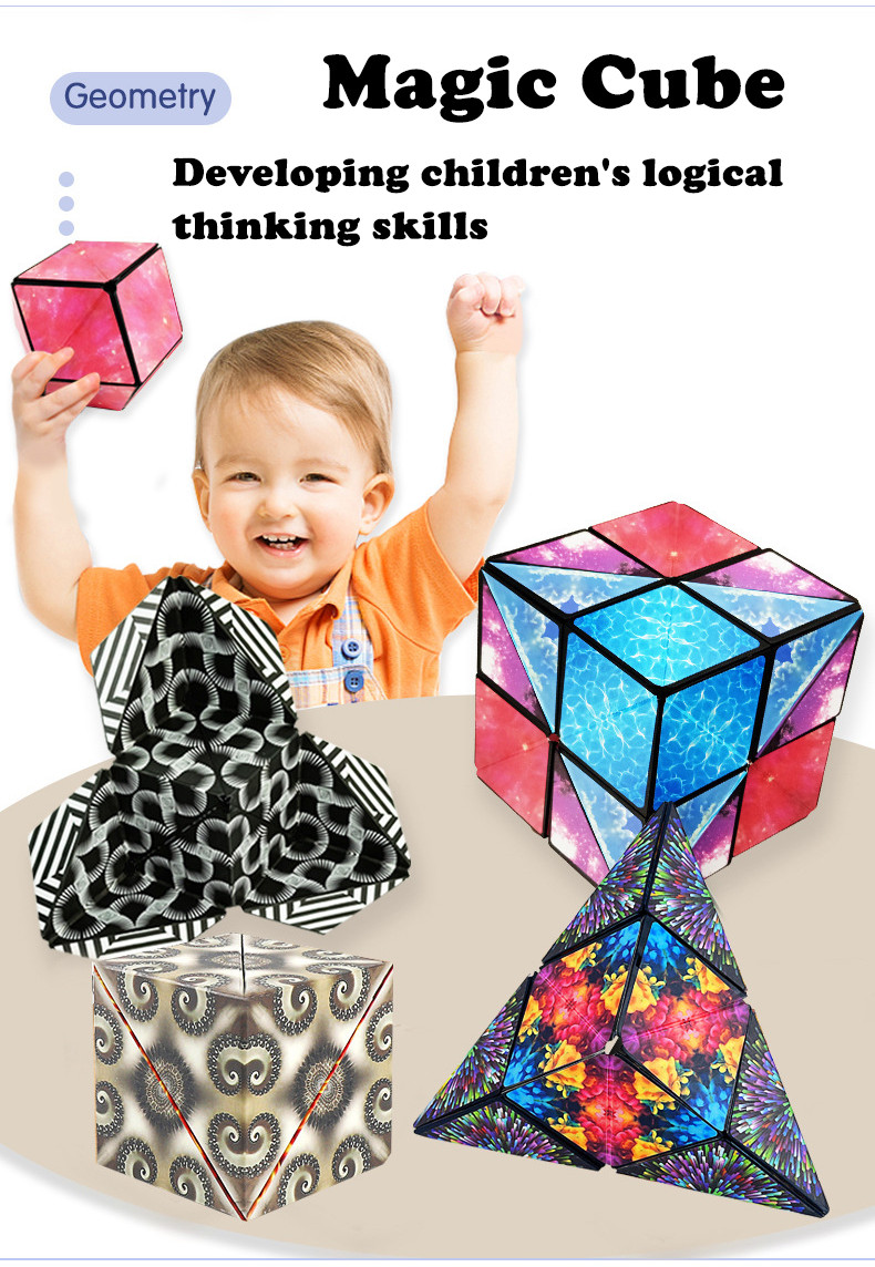 Magic Transforming Cube | Infinite Shape Changing Rubik Cube ...