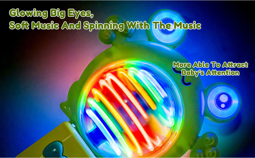 Light Up Magic Ball Toy Wand for Kids Multi-Color Rotating Wand Light ...