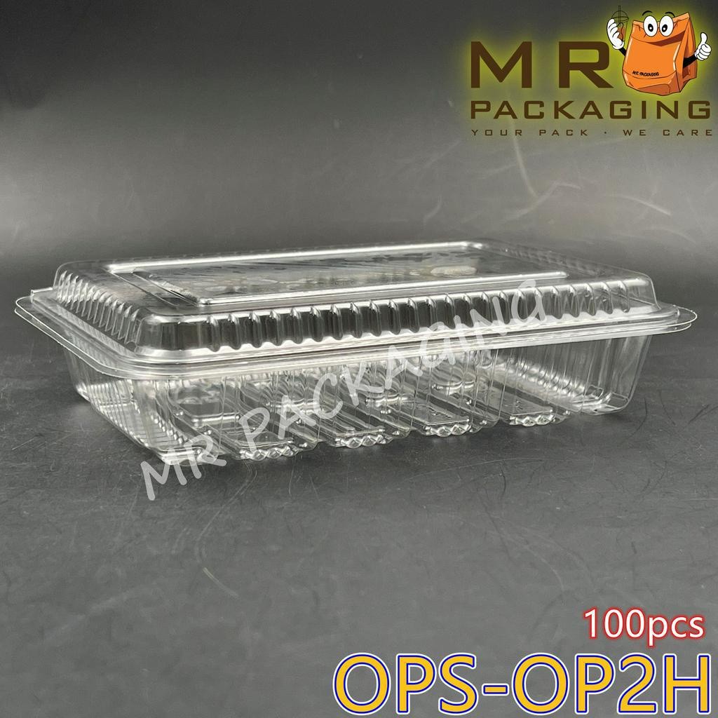 OP2H GO-2H Plastic Tray [ 100pcs± ] Benxon GC-Pack Bakery Disposable ...