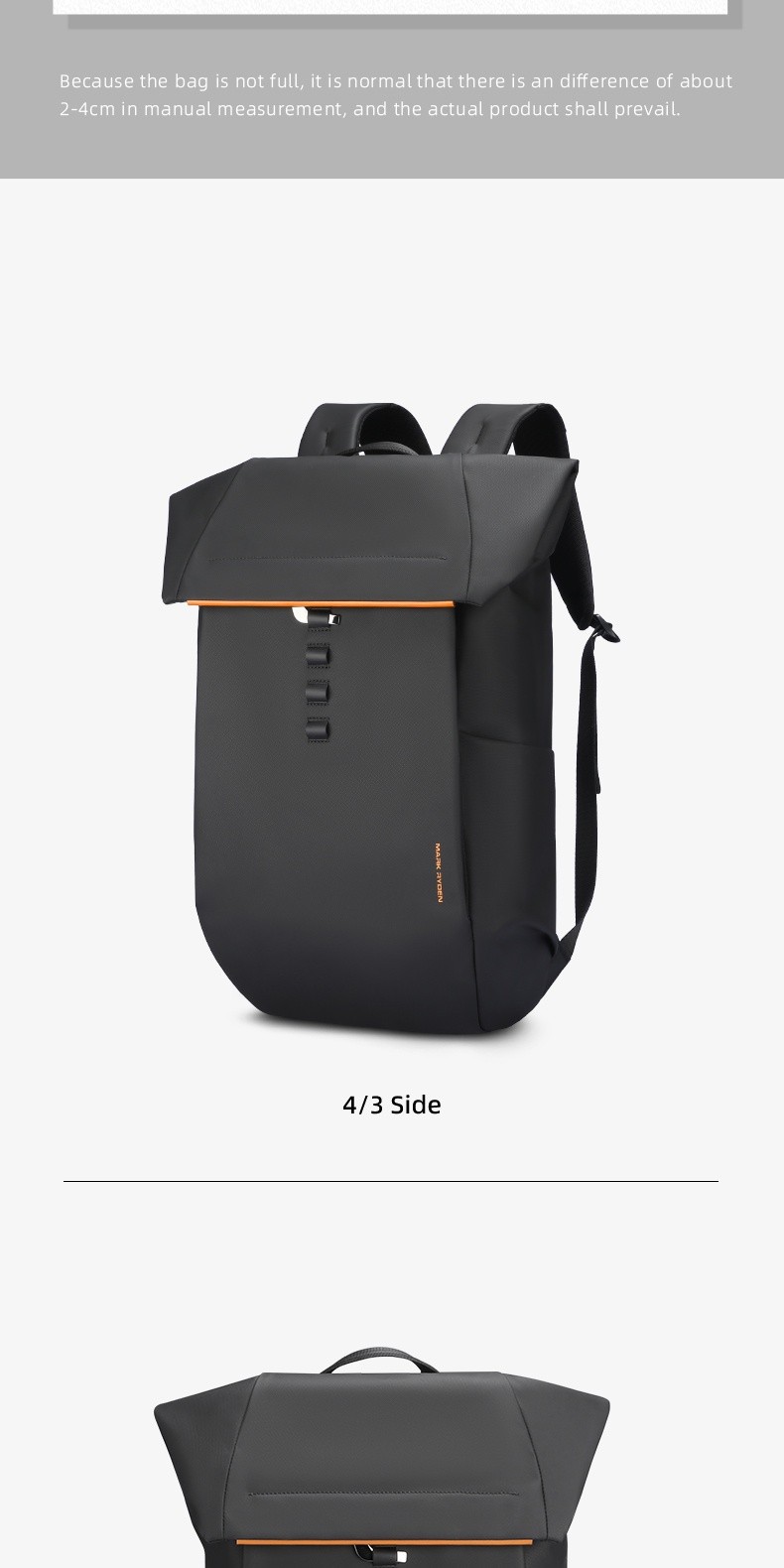 Mark Ryden Outdoor Backpack splash proof Laptop Bag Foldable Men's Bag ...