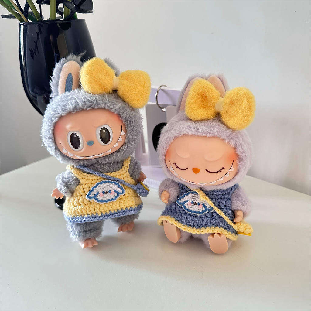 Labubu baby clothes macaron cute clothes accessories Match Hoodies ...