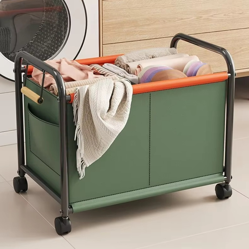 100L Children Toys Storage Toys Organizer Moving Wheel Cart Basket ...