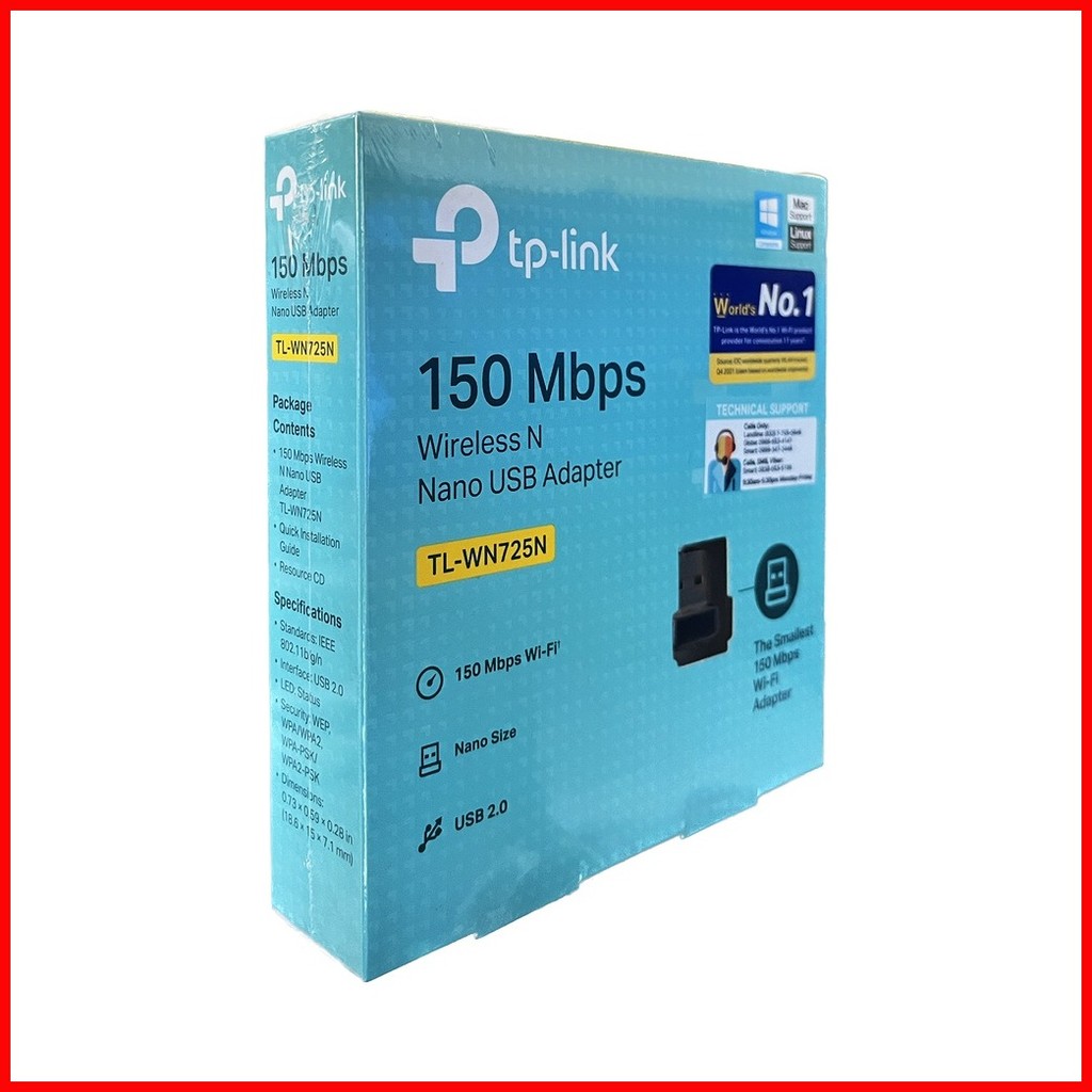 TP-Link 150Mbps Nano Wireless USB Adapter Tl Wn725N Wi-Fi Dongle ...