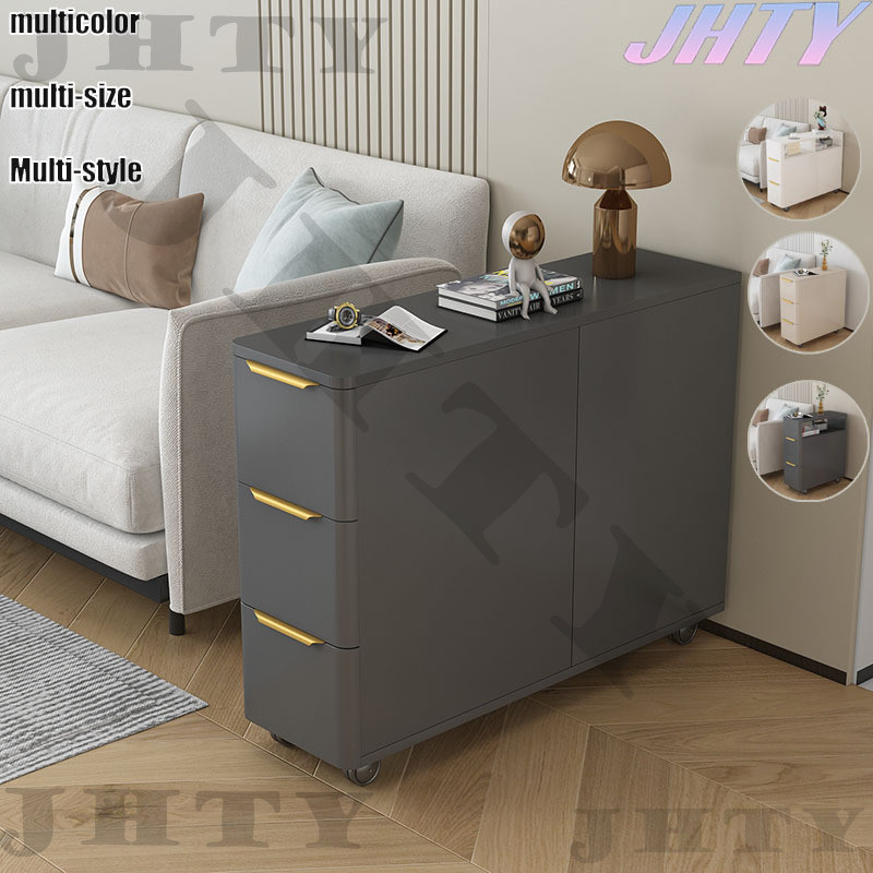Side Cabinet Movable Side Table Simple Modern Living Room Gap Side ...