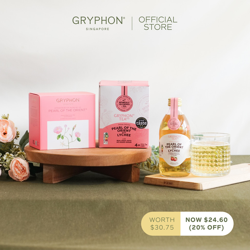 [GRYPHON SINGAPORE] Pearl of the Orient Green Tea Delight Set | Shopee ...