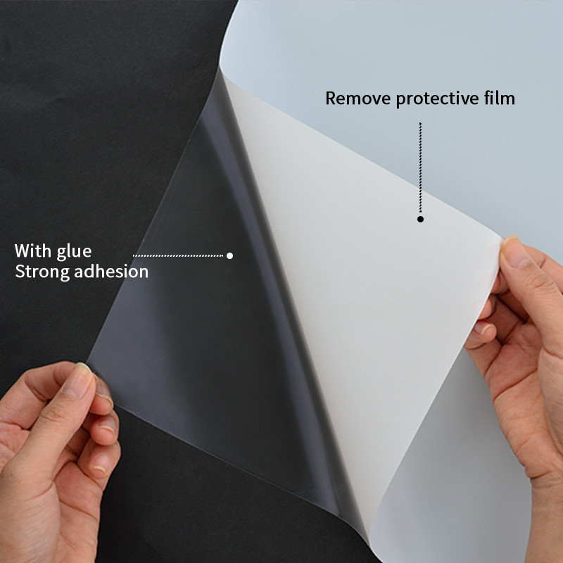 2mil Self-adhesive Transparent Film Marble Wood Desktop Protective Film ...
