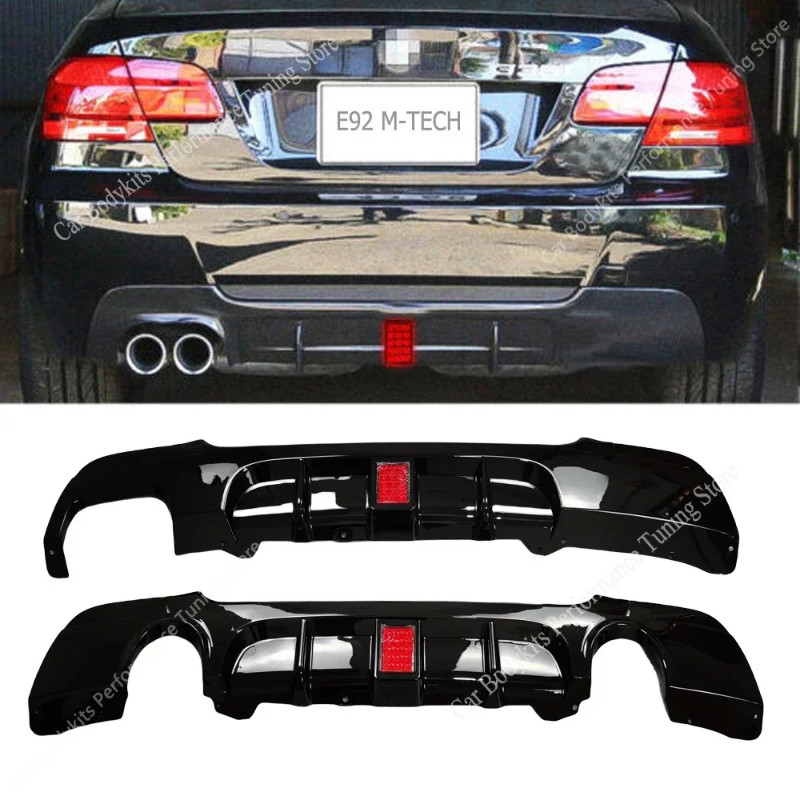 Performance Style Rear Diffuser For Bmw E92 E93 Rear Bumper Lip ...