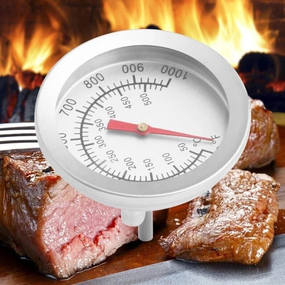 Stainless Steel Oven Thermometer BBQ Smoker Grill Thermometer Oven ...
