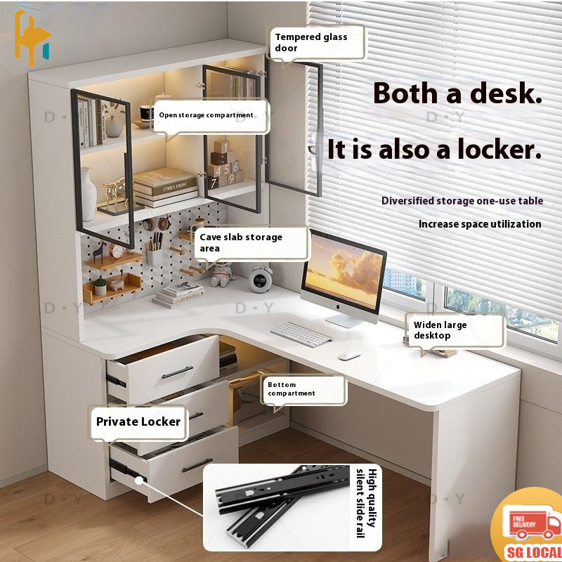 ZX Corner Computer Table Home Simple Office Study Student Writing Desk ...