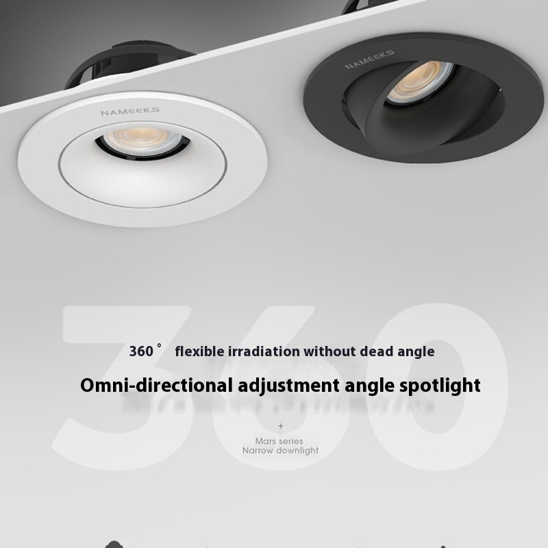 Single Double 360 Adjustable Angle Gu10 Recessed Downlight Fittings LED ...