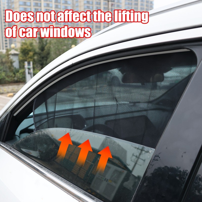 Mesh Curtain Protector Cover - Magnetic Car Window Shades - Sun Shade ...