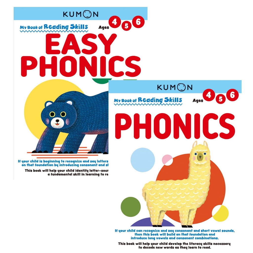 Kumon My Book Of Reading Skills - Easy Phonics/ Phonics | Shopee Singapore