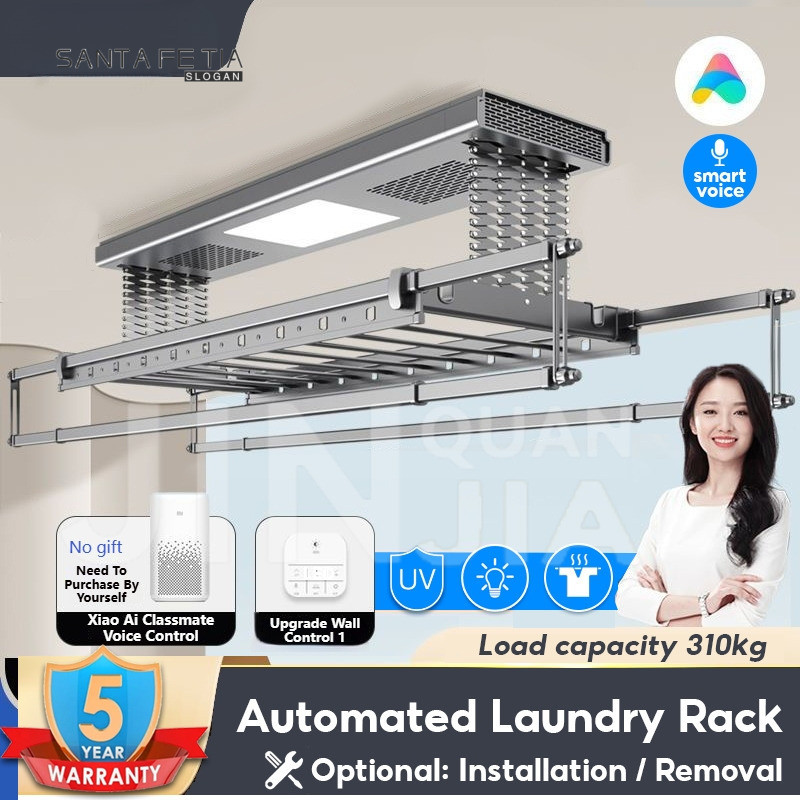 Automated Laundry Rack 5 Years Warranty + Clothes Drying Rack+ Smart ...