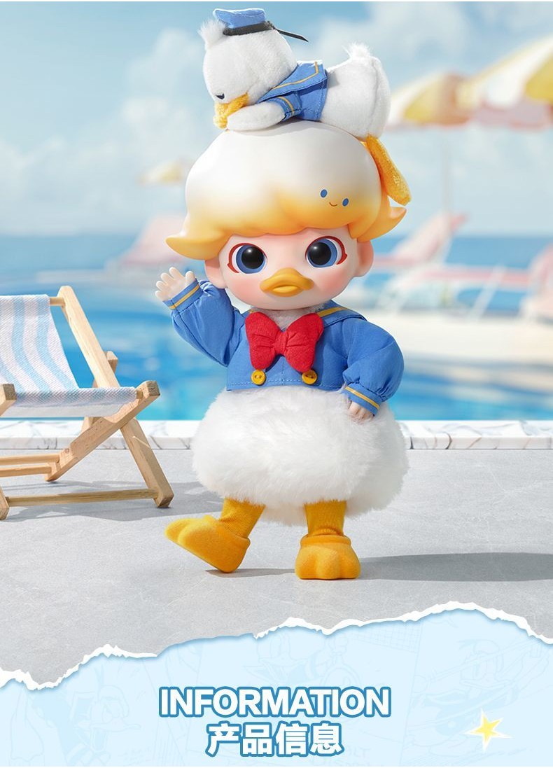 [100% Popmart Genuine] DIMOO Donald Duck 1/8 Action Figure Toy Gift ...